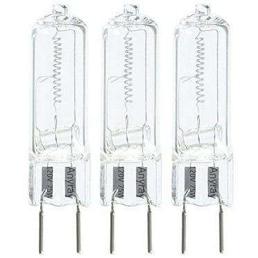 Anyray (5-Pack) 25W G8 25 Watt Halogen G8.6 BI-PIN 25Watt Light Bulbs ...