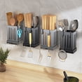 Mlless Wall Mounted Kitchen Utensil Drying Rack with Drip Tray ...