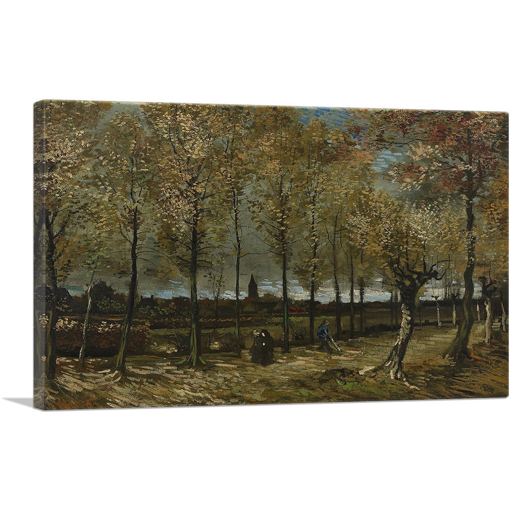 ARTCANVAS Poplars Near Nuenen 1885 Canvas Art Print by Vincent Van Gogh ...