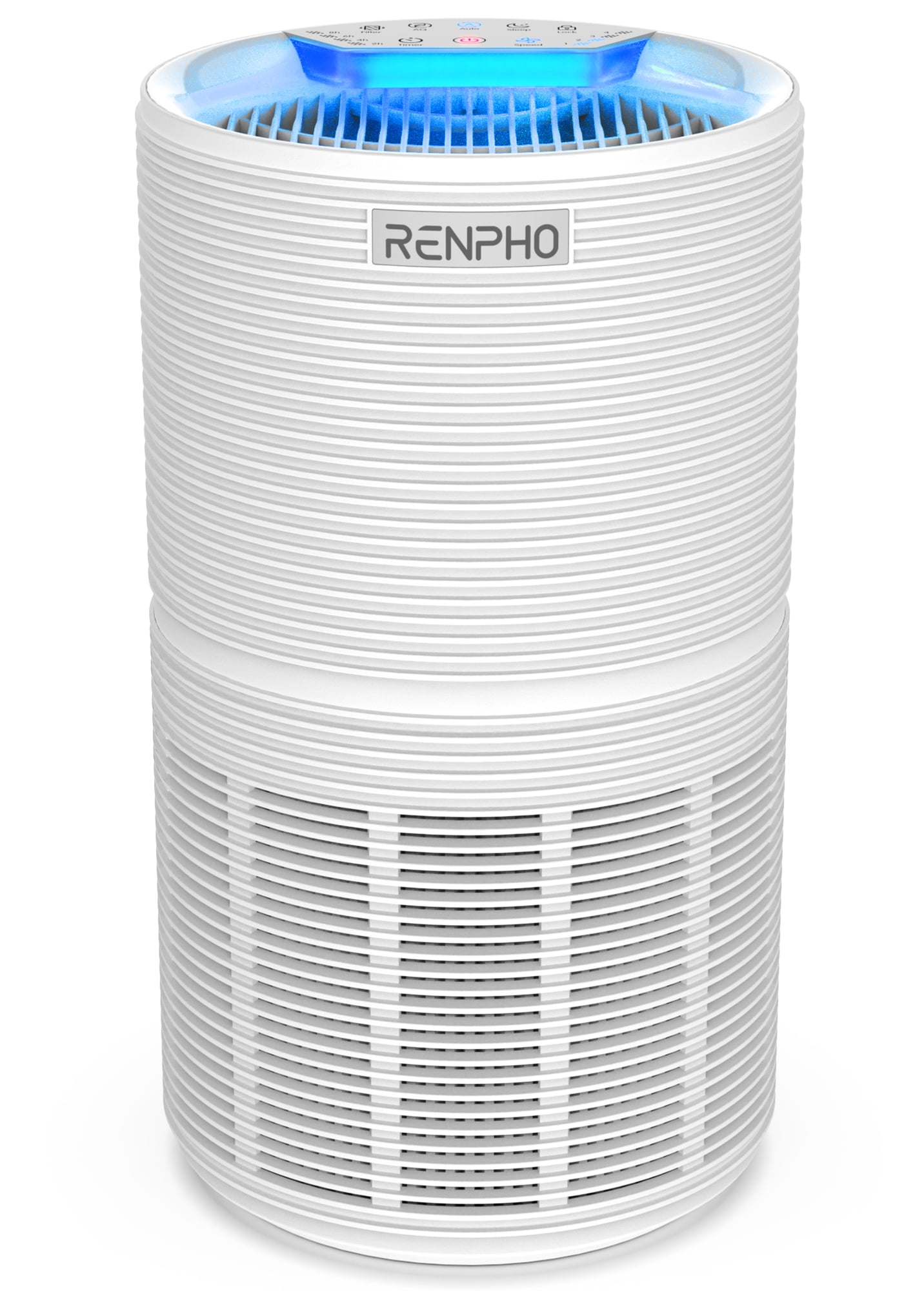 RENPHO Air Purifier for Home Large Room 1200 Ft², H13 True HEPA Filter ...