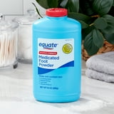 Equate Maximum Strength Medicated Foot Powder, Peppermint & Eucalyptus ...