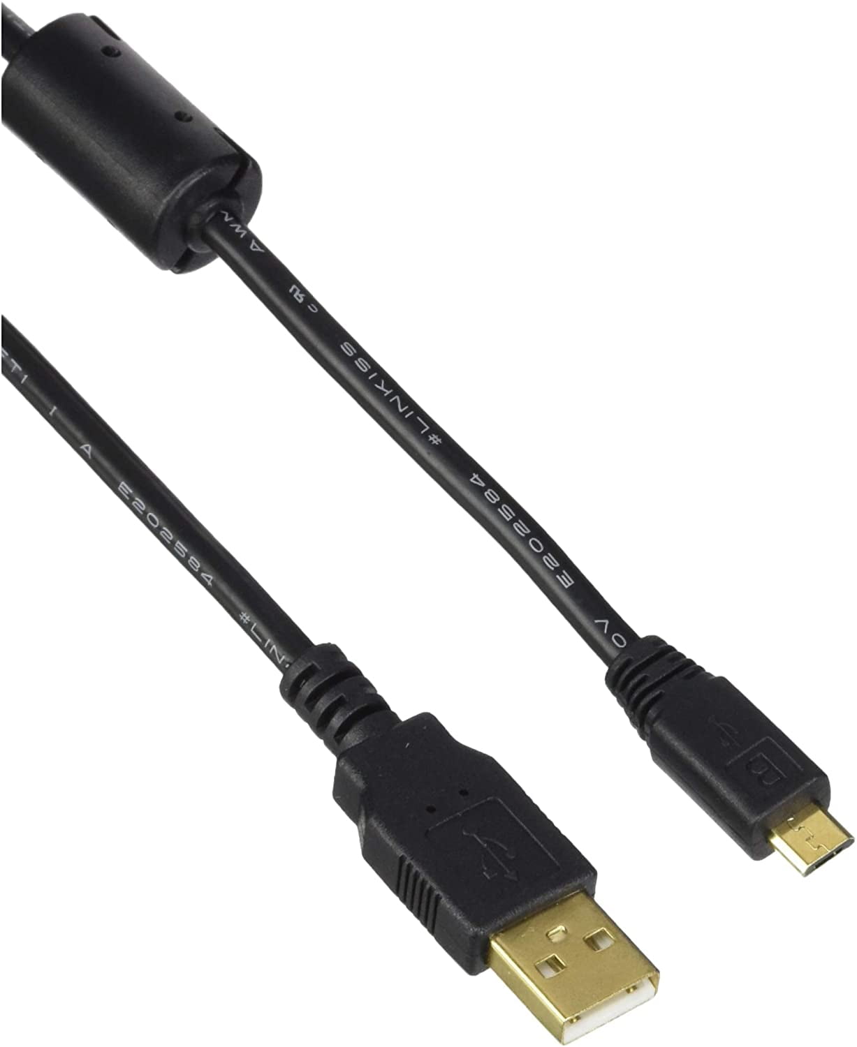 Monoprice USB Type-A to Micro Type-B 2.0 Cable - 6 Feet - Black (3 Pack ...
