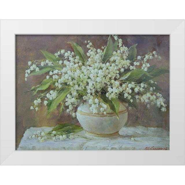 Smirnov, Igor 24x19 White Modern Wood Framed Museum Art Print Titled ...
