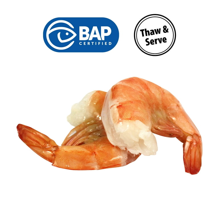 Frozen Cooked Extra Large Deveined Tailon Easy Peel Shrimp 32 Oz