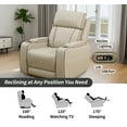 Power Recliner Sectional Couch Set with 3 Recliners for Living Room ...