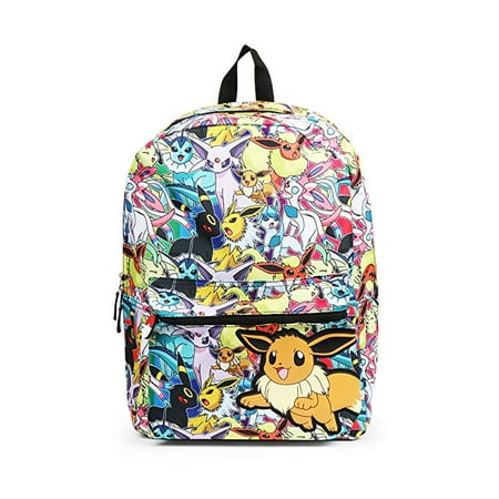 Backpack - Pokemon - Eevee Evolution All Over Print New 864955 ...
