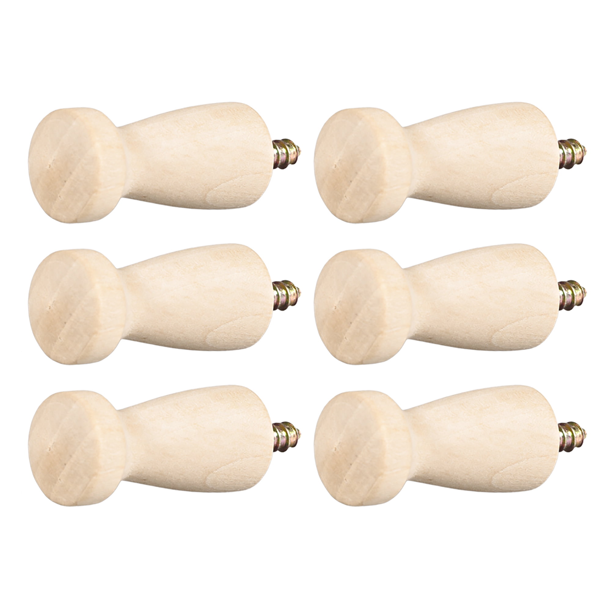 Click here for Unique Bargains Wall Hooks Screw-On Solid Wood Hoo... prices