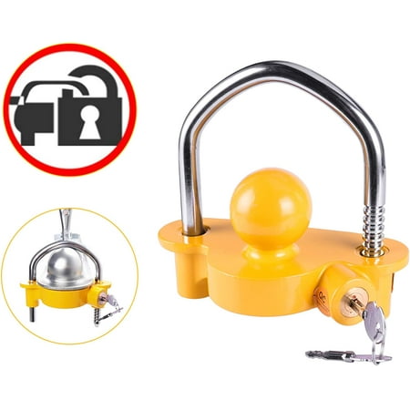 Universal Coupler Lock, Replace 72783, Trailer Ball Tow Hitch Lock ...