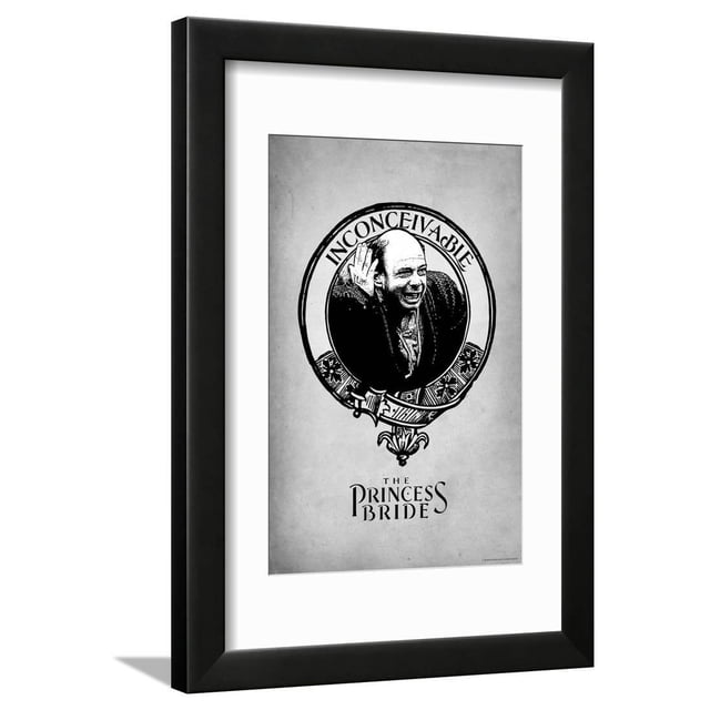 The Princess Bride Vizzini Framed Print Wall Art Sold by ArtCom ...