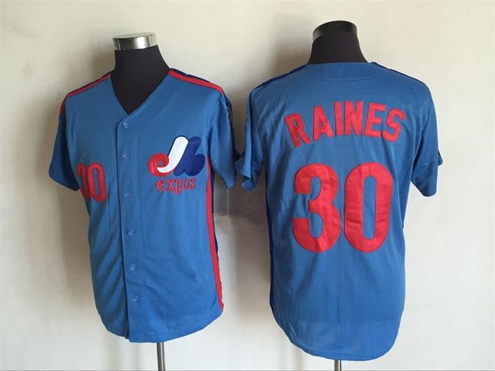 Vintage Montreal Expos Jersey #30 Embroidered Baseball Uniform - Walmart.ca