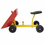 Topbuy Sand Dumper Kid Ride-on Sand Digger Heavy Duty Digging Scooper 4 ...