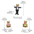 3Pcs Choir Frog Resin Flower Pot Set, Practical Creative Flower Holder ...