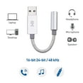 Cable Matters Premium Braided USB to 3.5mm Audio Adapter (USB Audio ...
