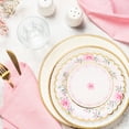 Sparkle and Bash 48-Pack Floral Paper Plates, 7 Inch Disposable Plates ...