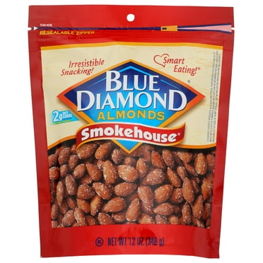 Blue Diamond Individual Packs Roasted Salted Almonds, 1.5 Oz., 12 Count ...