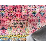 Rugs.com El Paso Collection Rug – 9' x 12' Pink Medium Rug Perfect For ...