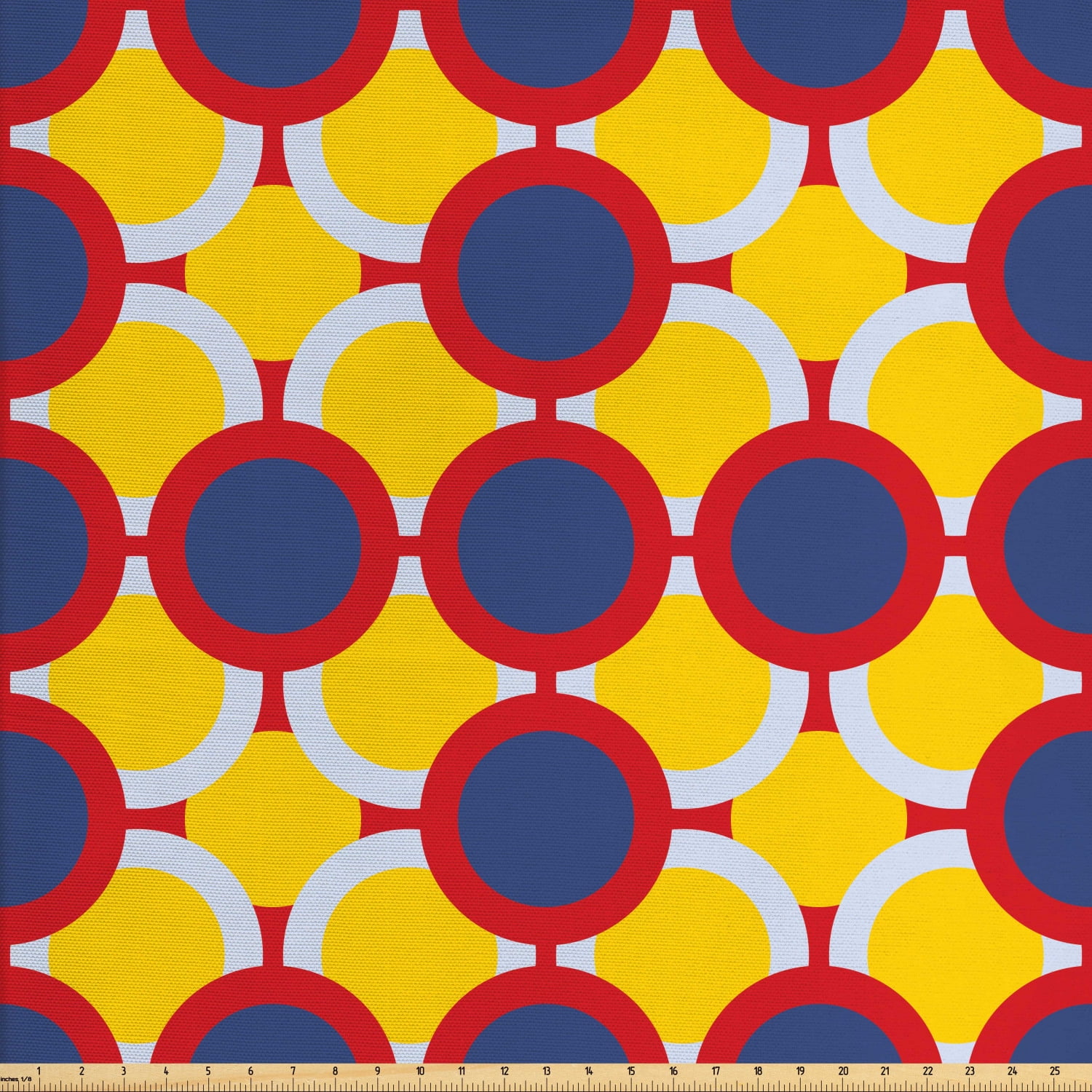 Geometric Fabric By The Yard Abstract Design Illustration Of