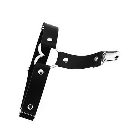 Adjustable Women Sexy Elasticity Leg Garter Belts Punk Garter Leather ...