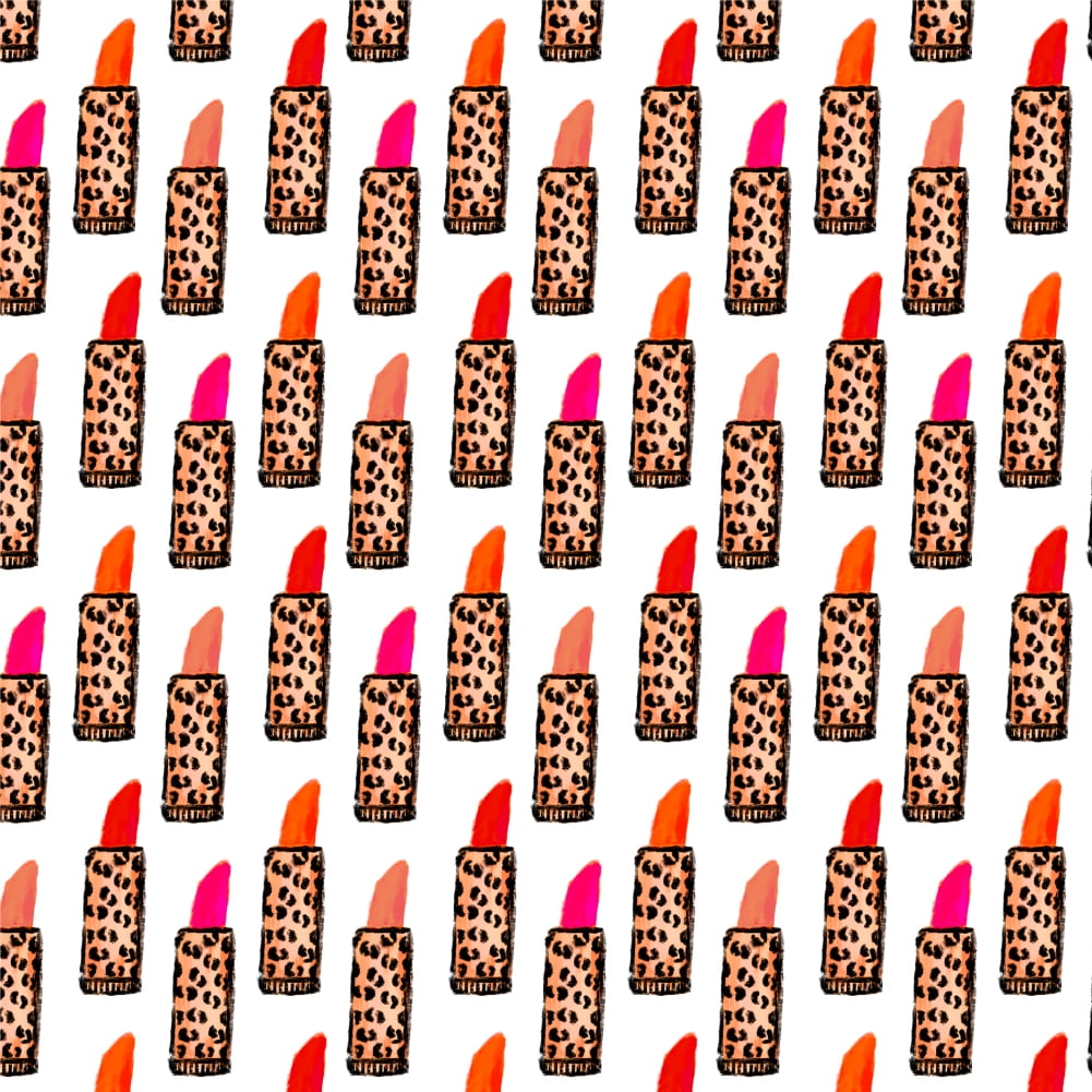 Leopard Print Lipsticks Premium Roll Gift Wrap Wrapping Paper - Walmart.com