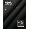 Black Rectangle Linen Tablecloth Waterproof & Stain Resistant, Wrinkle ...