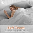 Black Gray Mosaic 4 piece Duvet Cover Set, Comfort Bedding Set Full ...