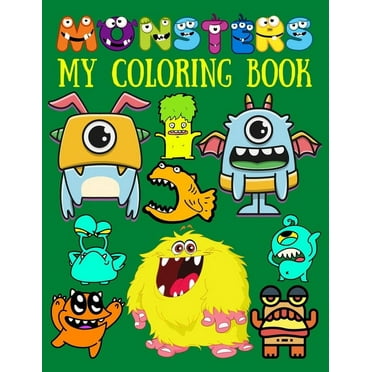 Monsters Coloring Book for Kids : Activity Coloring Book for Hours of ...