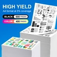 KT INK Canon TS3722 Ink Cartridge, Compatible 275XL Black, 276XL Color ...