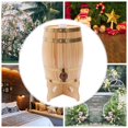5l Wine Barrel With Base And Faucet,wine Barrel, Vertical Wooden Wine ...