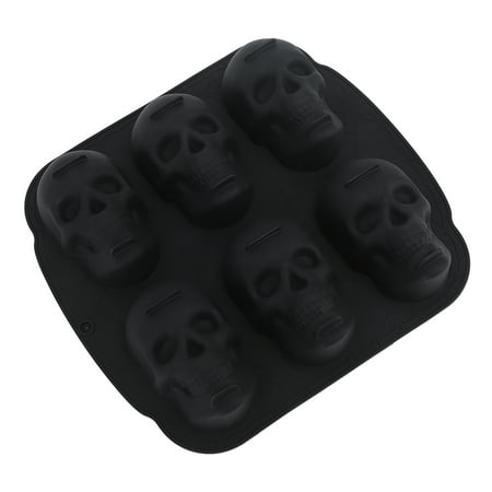 Skull Head Baking Skull Head Baking Soft Silicone Halloween Skeleton ...