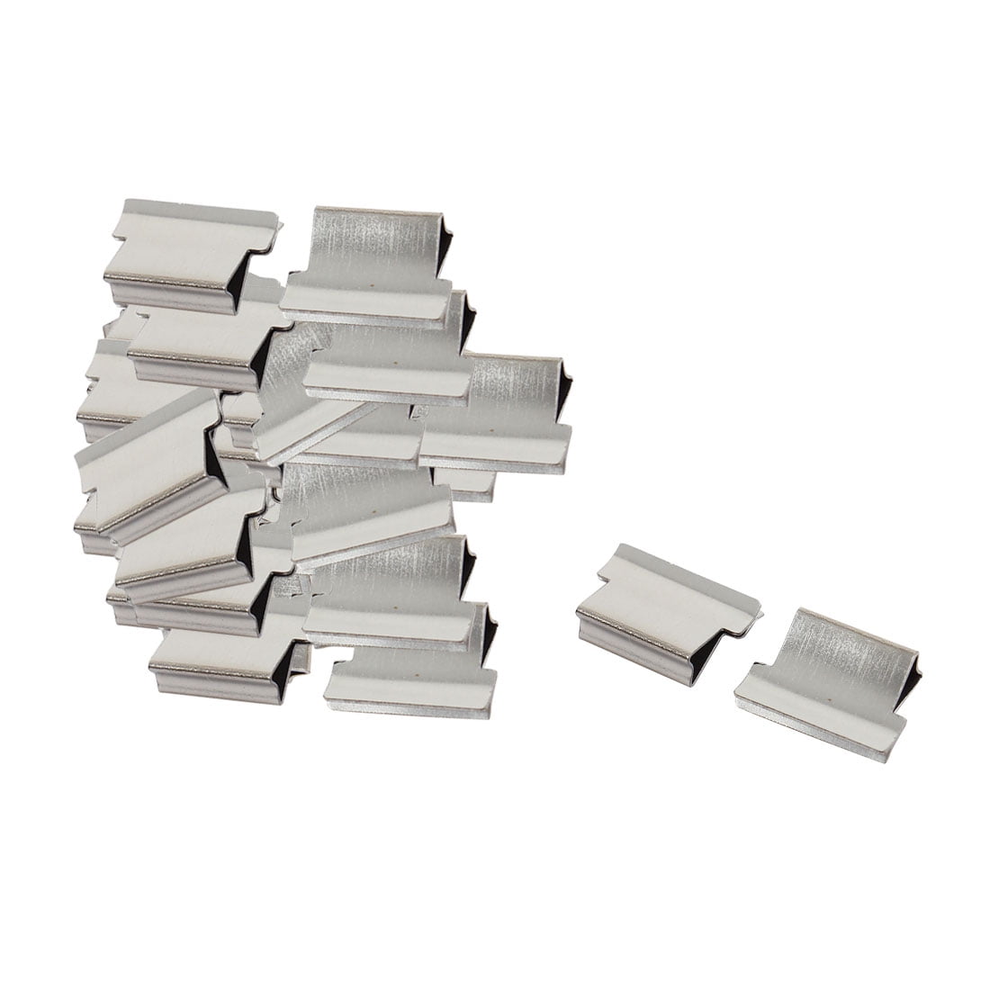 Unique Bargains Office Clam Clip Dispenser Reusable Metal Refill 40 Pcs ...