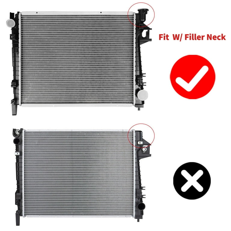 Ledkingdomus Radiator for 2002 2003 Dodge Ram 1500 5.7L 5.9L 2004 2008 Ram 1500 3.7L 4.7L