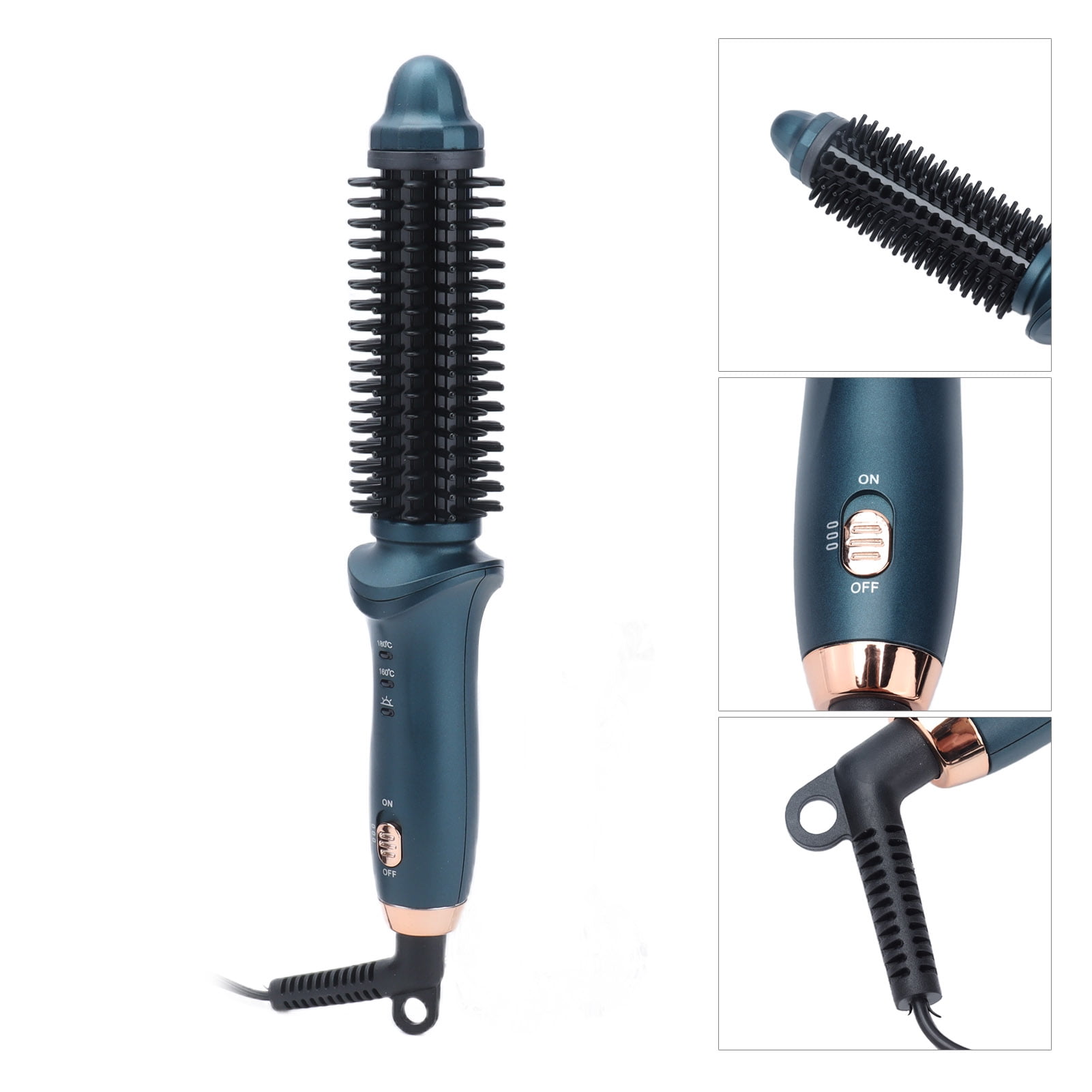 Click here for Cergrey Hair Curler 2 In 1 Curling Brush Straight... prices