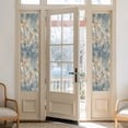 Beige Teal Copper Rust Window Privacy Film, Abstract Vintage Industrial ...
