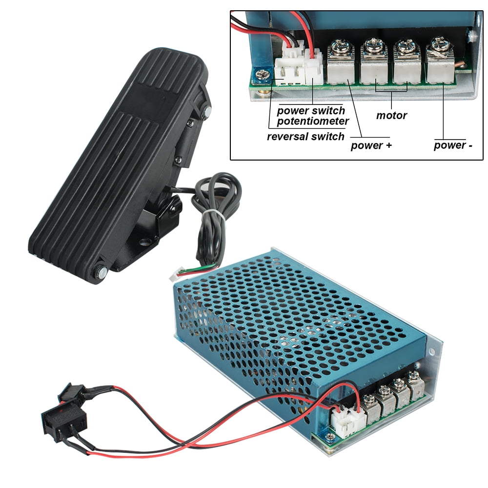 10-50V 100A 5000W Reversible DC Motor Speed Controller PWM Control Soft ...