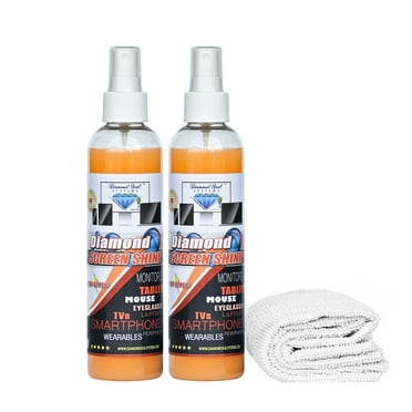 Flawless Screen Cleaner Spray with Microfiber Cleaning Cloth for LCD ...