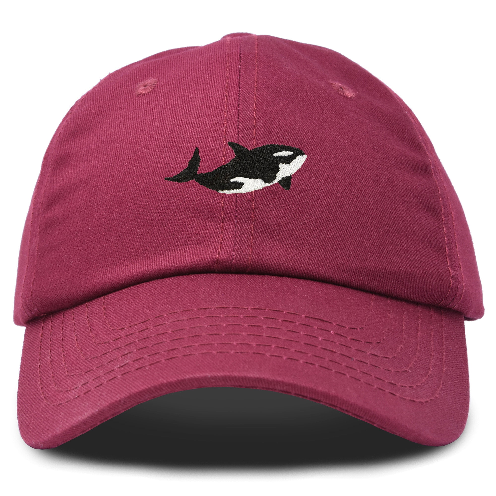 DALIX Killer Whale Hat Orca Marine Life Baseball Cap in Maroon ...