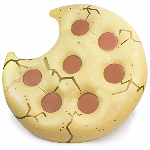 Sol Coastal 5-foot Jumbo Chocolate Chip Cookie Swimming Pool Float ...