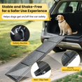 Dog Ramp for Car, 71''x 17.3'' Extra Long Dog Ramp for Truck with Non ...