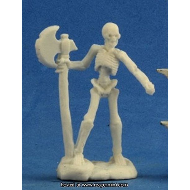 Reaper Miniatures REM77243 Bones Skeleton Warrior Axeman Miniature ...