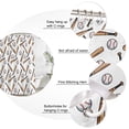 Baseball Sport Bathroom Shower Curtains with 12 Hooks Polyester ...