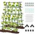 ResenkosA-Frame Garden Cucumber Trellis with Netting for Climbing ...