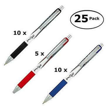 Zebra Classic Z-Grip Flight Ballpoint Pens - 1.2mm - Black and Violet ...