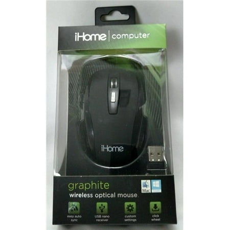 Lifeworks Technology Group IH-M361B iHome Wireless Mouse - Black ...