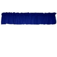 Solid Poplin Window Valance 58" Wide Royal Blue - Walmart.com