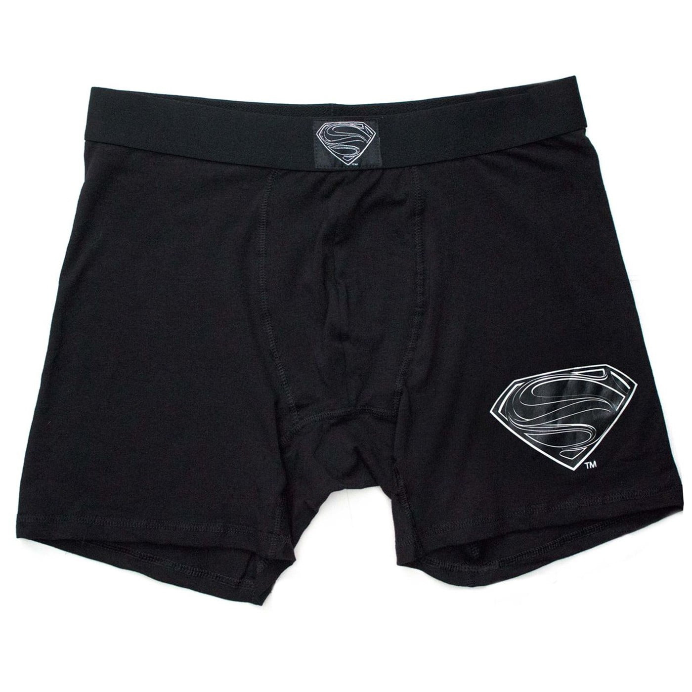 Superman Black Suit Men's Underwear Boxer Briefs-Large (36-38 ...