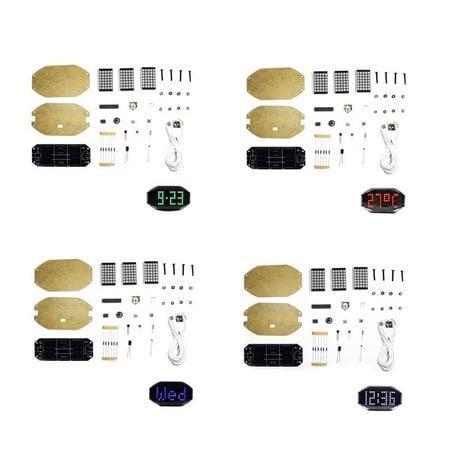 Led Digital Dot Matrix Desk Matrix Clock; Mirror Dot Clock Mirror ...