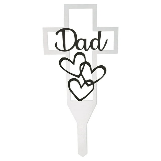 Metal Cross Garden Stake Graves Cemetery Decorations, Cemetery Memorial ...