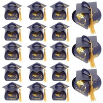 30 Pcs Graduation Candy Boxes 2024 Blue Congrats Grad Gift Box Treat ...