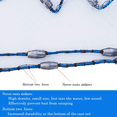 Fishing Cast Net 3/8in Mesh Radius 8ft Bait Trap Fish Throw Nets ...