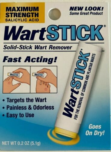 Wart Stick Maximum Strength Solid Stick Wart Remover Salicylic Acid ...